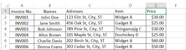 How to Name Columns in Excel (The Easiest Method) - Spreadsheeto