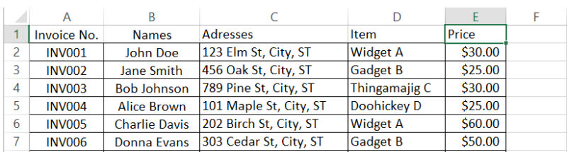 How to Name Columns in Excel (The Easiest Method) - Spreadsheeto