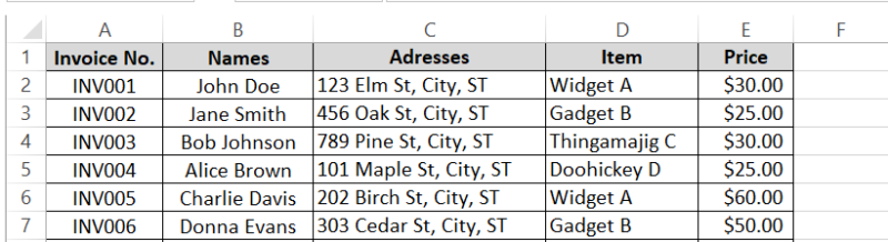How to Name Columns in Excel (The Easiest Method) - Spreadsheeto