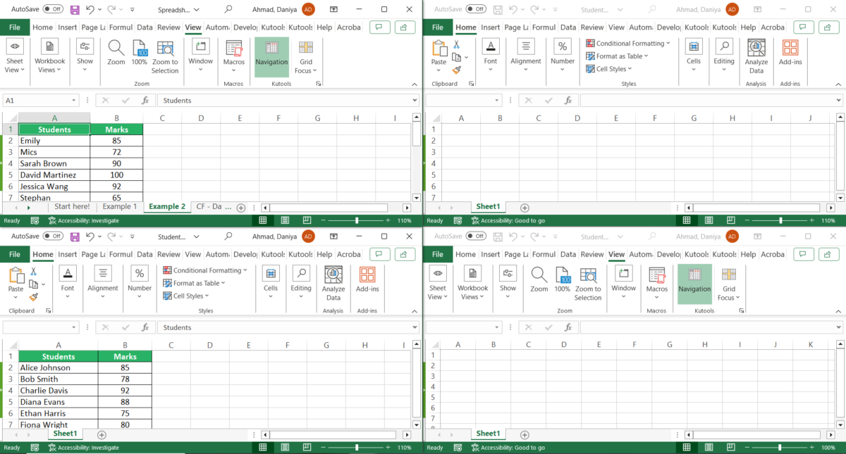 How to Compare 2 Excel Files (Matches & Differences) - Spreadsheeto
