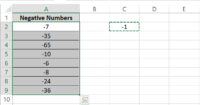How to Change Negative Numbers to Positive in Excel - Spreadsheeto