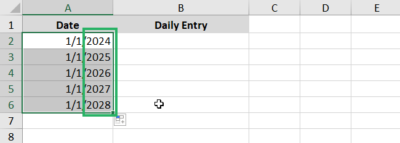 How to Insert Dates in Excel Automatically (Easily) - Spreadsheeto