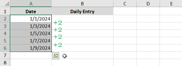 How to Insert Dates in Excel Automatically (Easily) - Spreadsheeto
