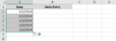 How to Insert Dates in Excel Automatically (Easily) - Spreadsheeto