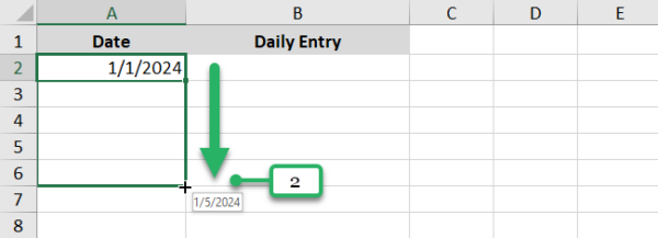 How to Insert Dates in Excel Automatically (Easily) - Spreadsheeto