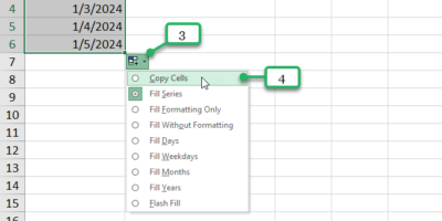 How to Insert Dates in Excel Automatically (Easily) - Spreadsheeto