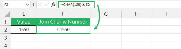 How to Add Text to Excel Formula (Before, In, After) - Spreadsheeto