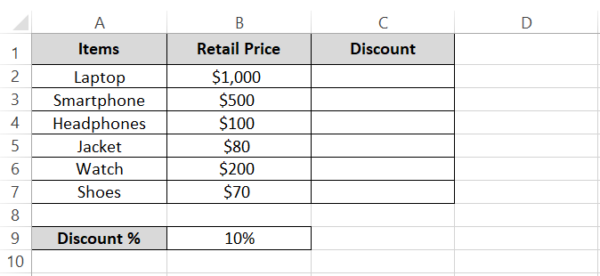 How to Keep a Cell Constant in an Excel Formula - Spreadsheeto
