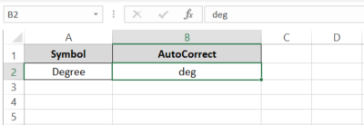 How to Add a Degree Symbol in Excel (Fast) - Spreadsheeto