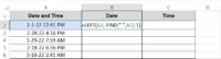 How to Separate Date and Time in Excel (Example) - Spreadsheeto