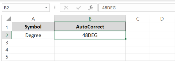 How to Add a Degree Symbol in Excel (Fast) - Spreadsheeto