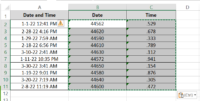 How to Separate Date and Time in Excel (Example) - Spreadsheeto