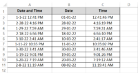 How to Separate Date and Time in Excel (Example) - Spreadsheeto