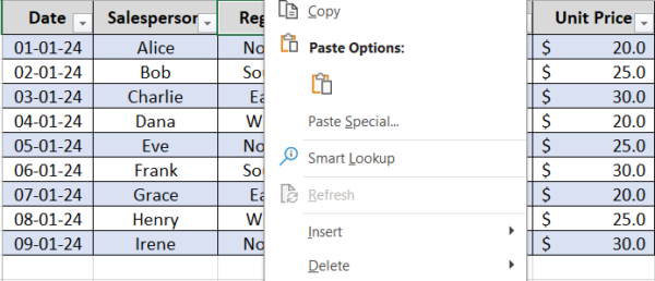How to Convert a Table to a Range in Excel (Easily) - Spreadsheeto