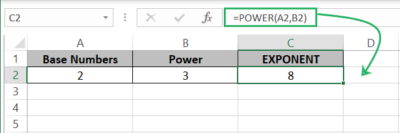 How to do Exponents in Excel (The Easy Way) - Spreadsheeto
