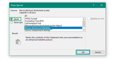 How to Insert & Embed Excel into PowerPoint (Easy Method) - Spreadsheeto
