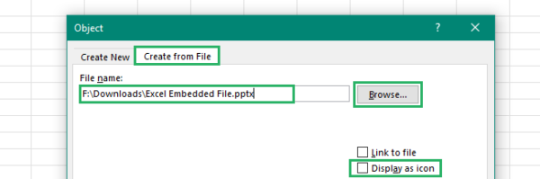 How to Embed a File in Excel (Document & Attachment) - Spreadsheeto