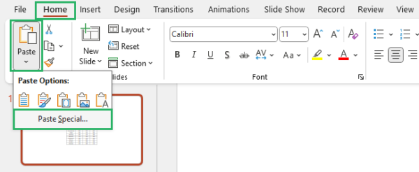 How To Insert And Embed Excel Into Powerpoint Easy Method Spreadsheeto