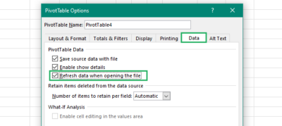 How to Refresh a Pivot Table in Excel (Step-by-Step) - Spreadsheeto