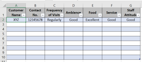 How to Create a Fillable Form in Excel (Data Entry) - Spreadsheeto