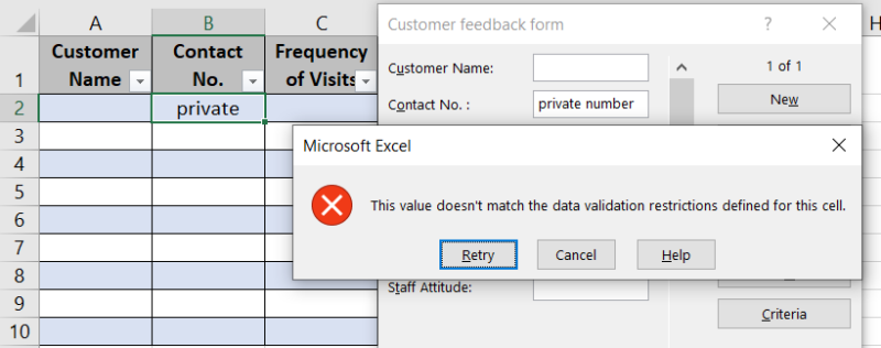 How to Create a Fillable Form in Excel (Data Entry) - Spreadsheeto