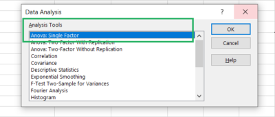 How to Calculate and do an Anova Test in Excel - Spreadsheeto