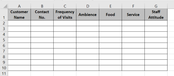 How to Create a Fillable Form in Excel (Data Entry) - Spreadsheeto