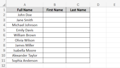 How to Separate All Sorts of Data Using Excel Formulas - Spreadsheeto